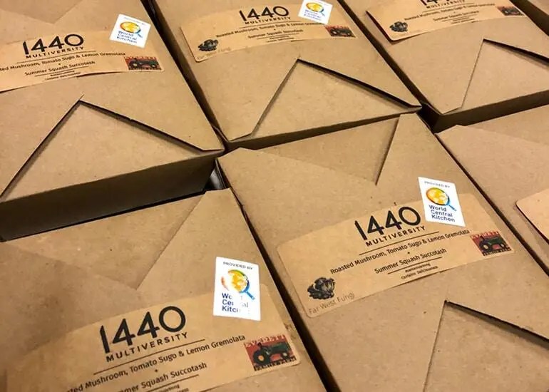 1440 Multiversity culinary team joins forces with World Central Kitchen ...